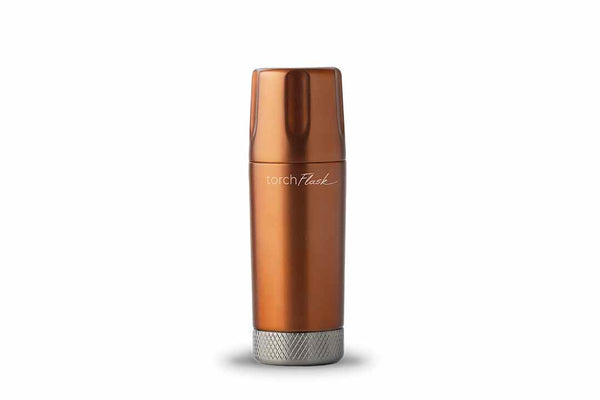 Custom Flask - Torch Flask - Copper - High Camp Flasks Australia