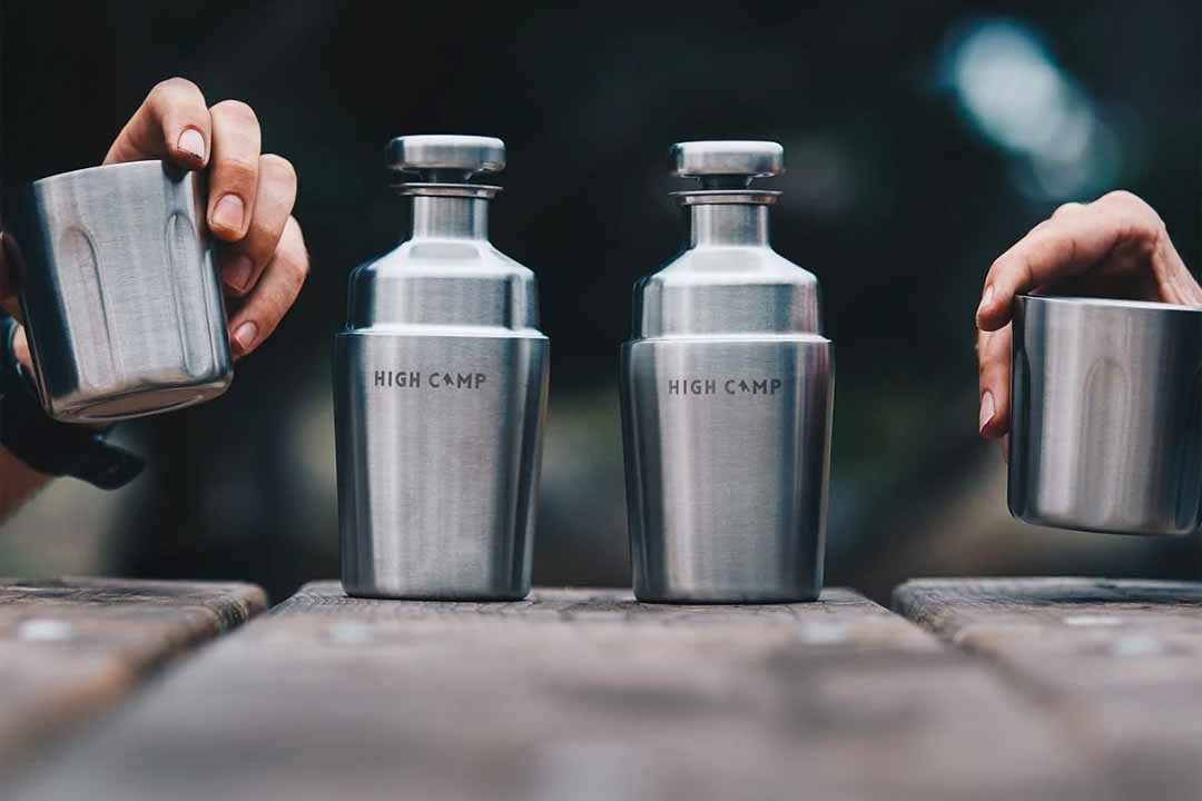 High Camp Flasks Firelight 375 Flask - Stainless - High Camp Flasks ...